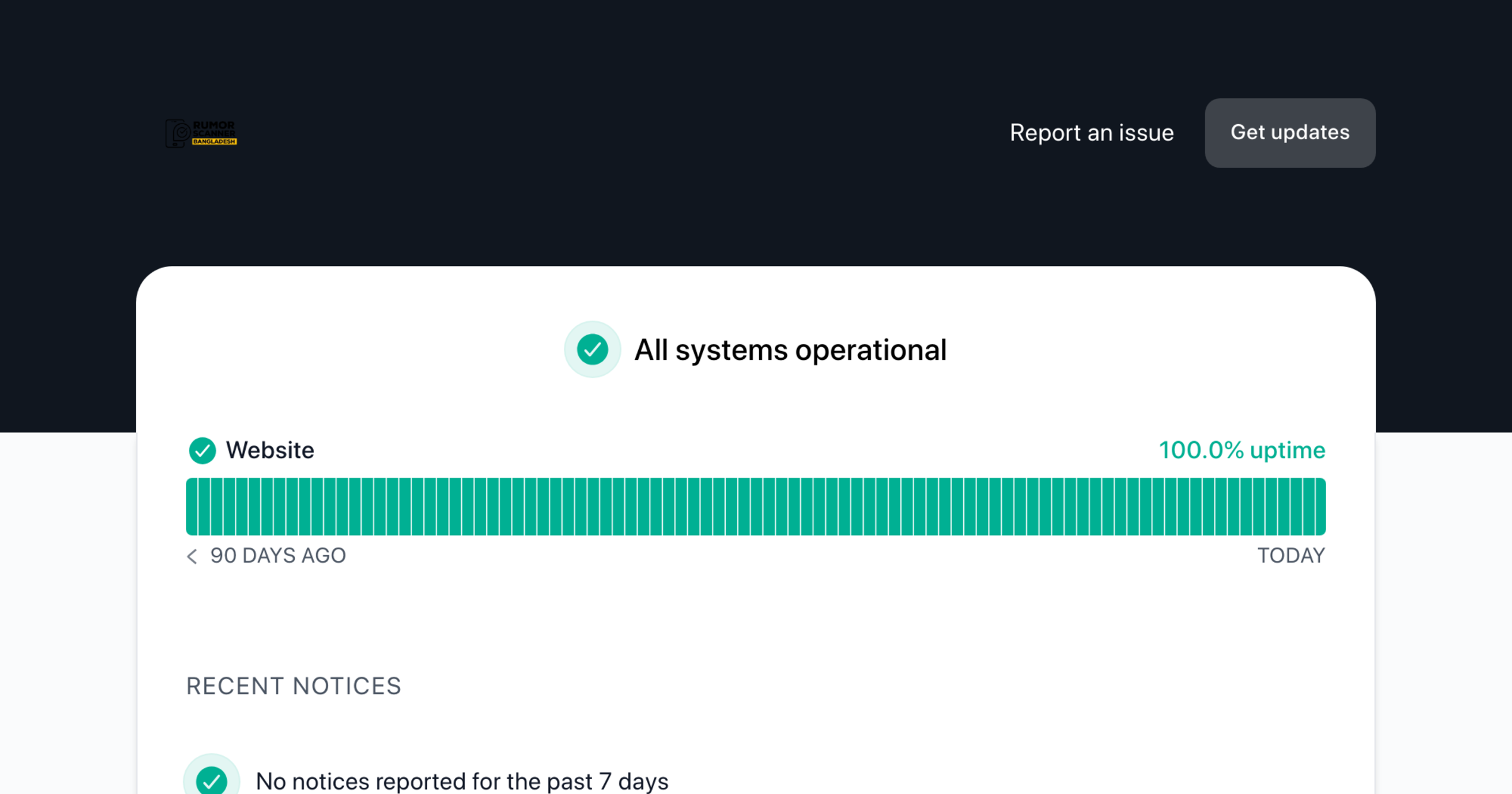Rumor Scanner - Status